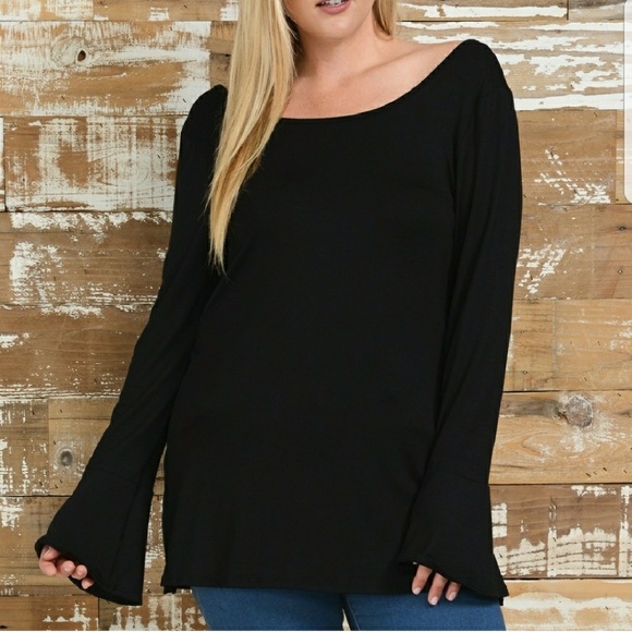 Bellino Clothing | Tops | New Arrival Plus Size Open Back Tunic | Poshmark